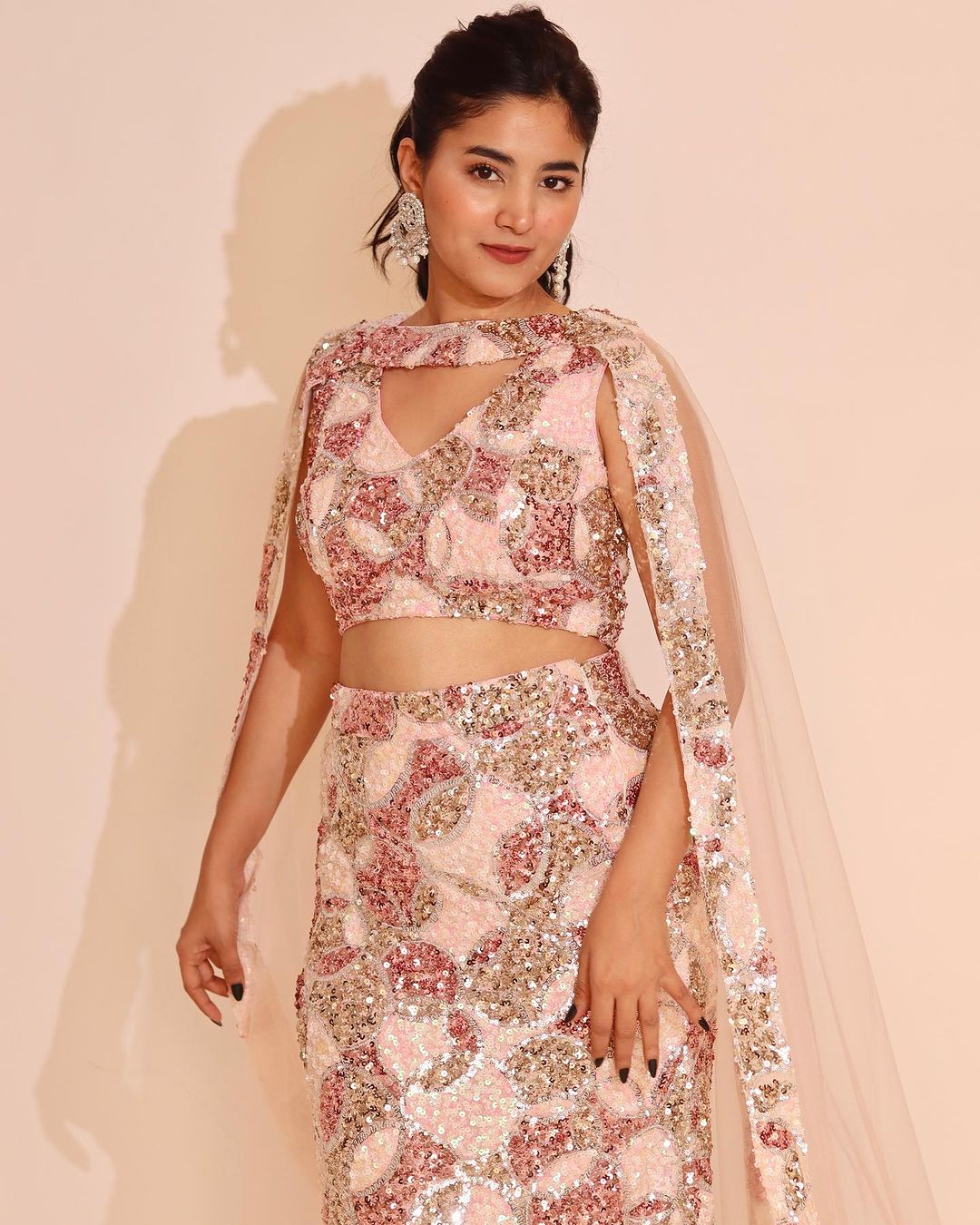 Mermaid Lehenga with cape – Label Tasos