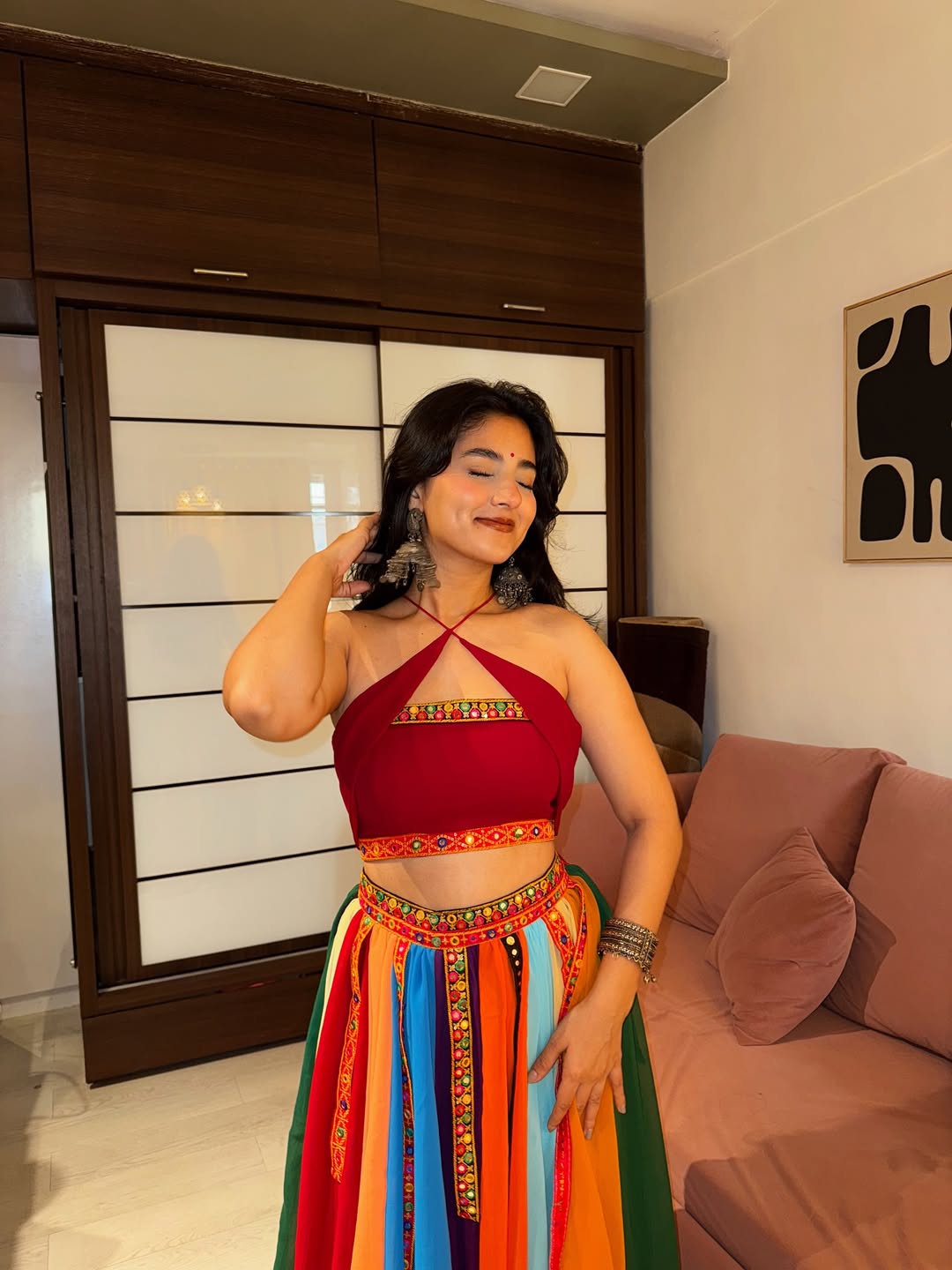 Rangili Leher Lehenga – Label Tasos